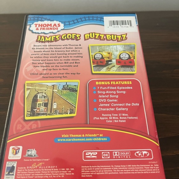 Thomas & Friends | Toys | Thomas Friends James Goes Buzz Buzz Dvd 207 ...